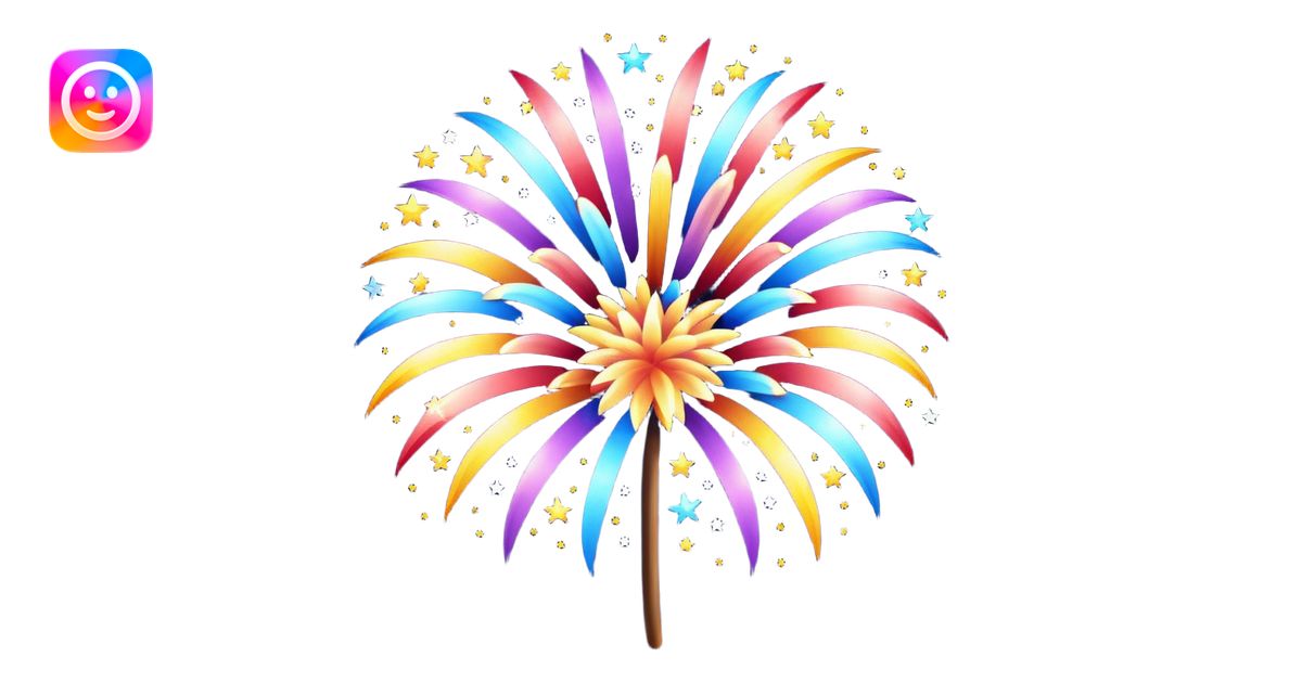 new year fireworks 2026 emoji | AI Emoji Generator