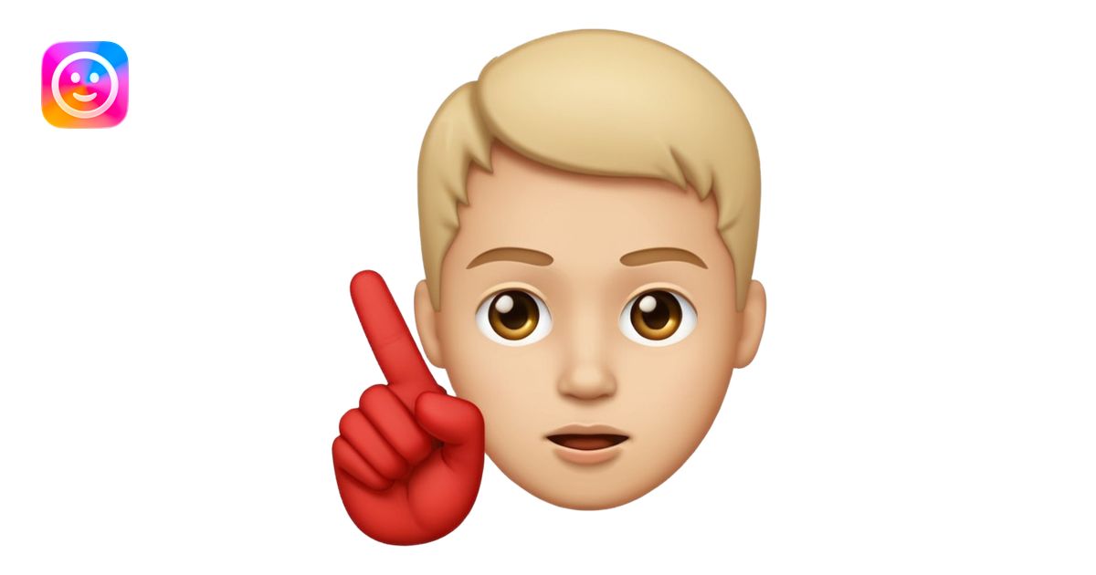 Face with middle finger emoji | AI Emoji Generator