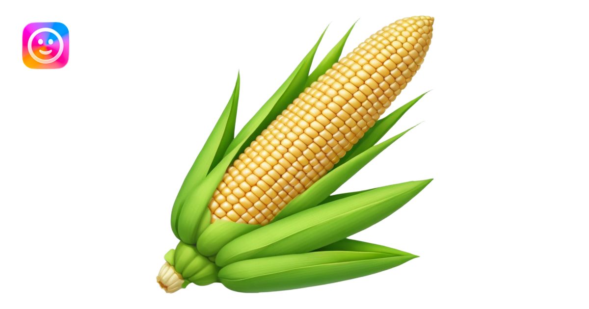 green closed corn cob emoji | AI Emoji Generator