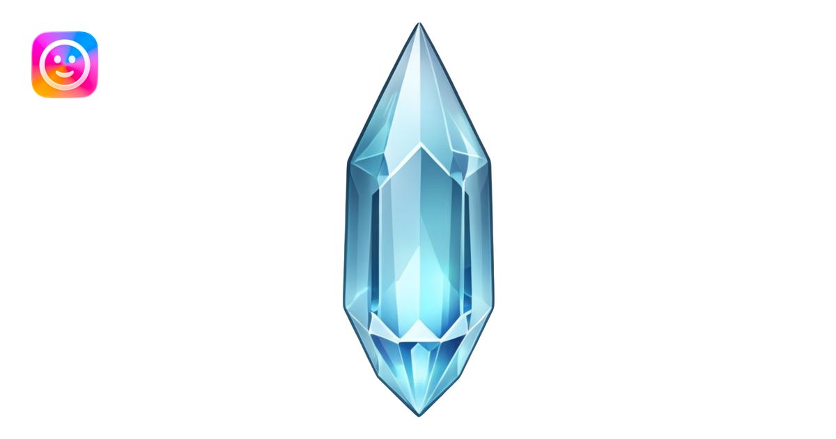 white nebula crystal shard emoji | AI Emoji Generator