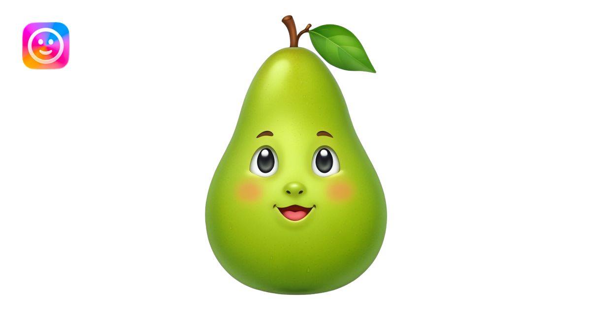 Heulende birne emoji | AI Emoji Generator