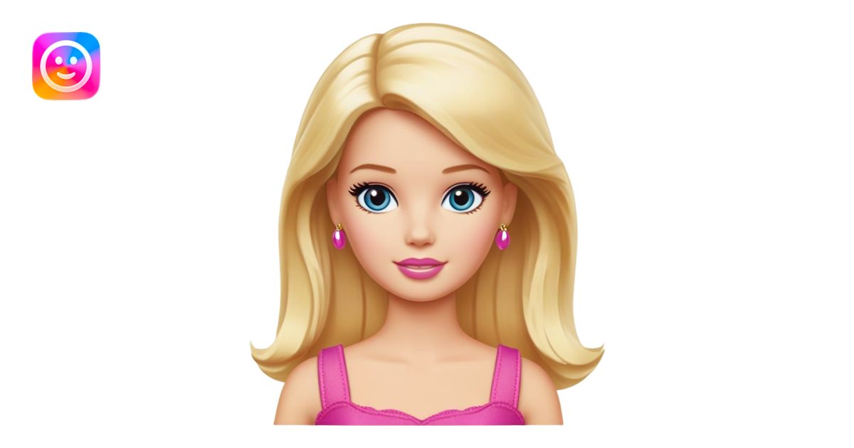 Barbie emoji | AI Emoji Generator