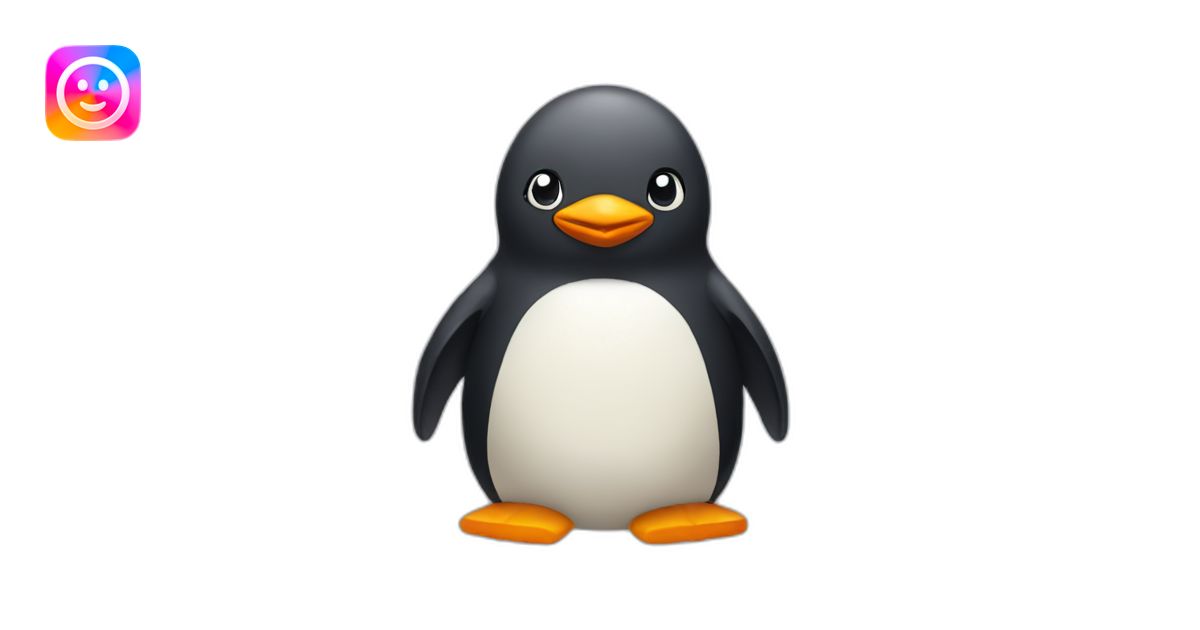 Stones penguin emoji | AI Emoji Generator