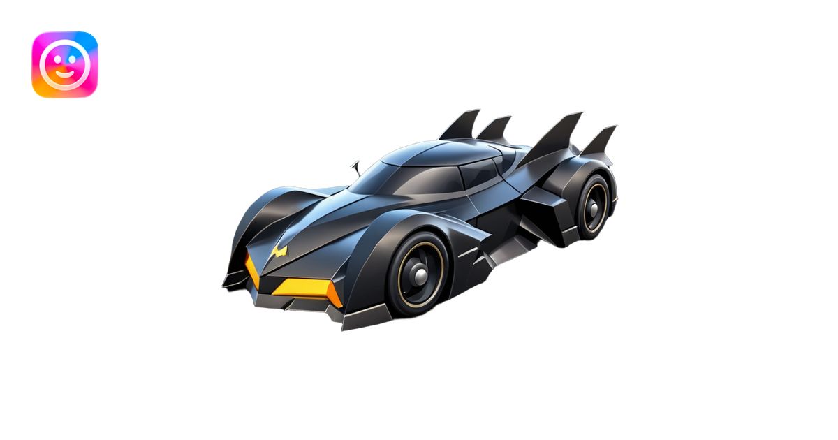 the animated series aerodynamic dark futuristic concept Batmobile ...
