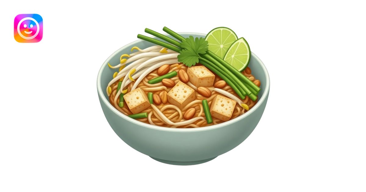 pad thai tofu emoji | AI Emoji Generator