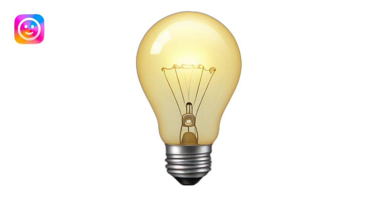 light bulb emoji | AI Emoji Generator