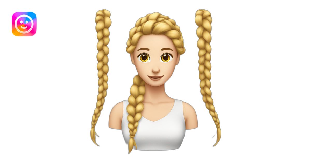 braid-hair emoji | AI Emoji Generator