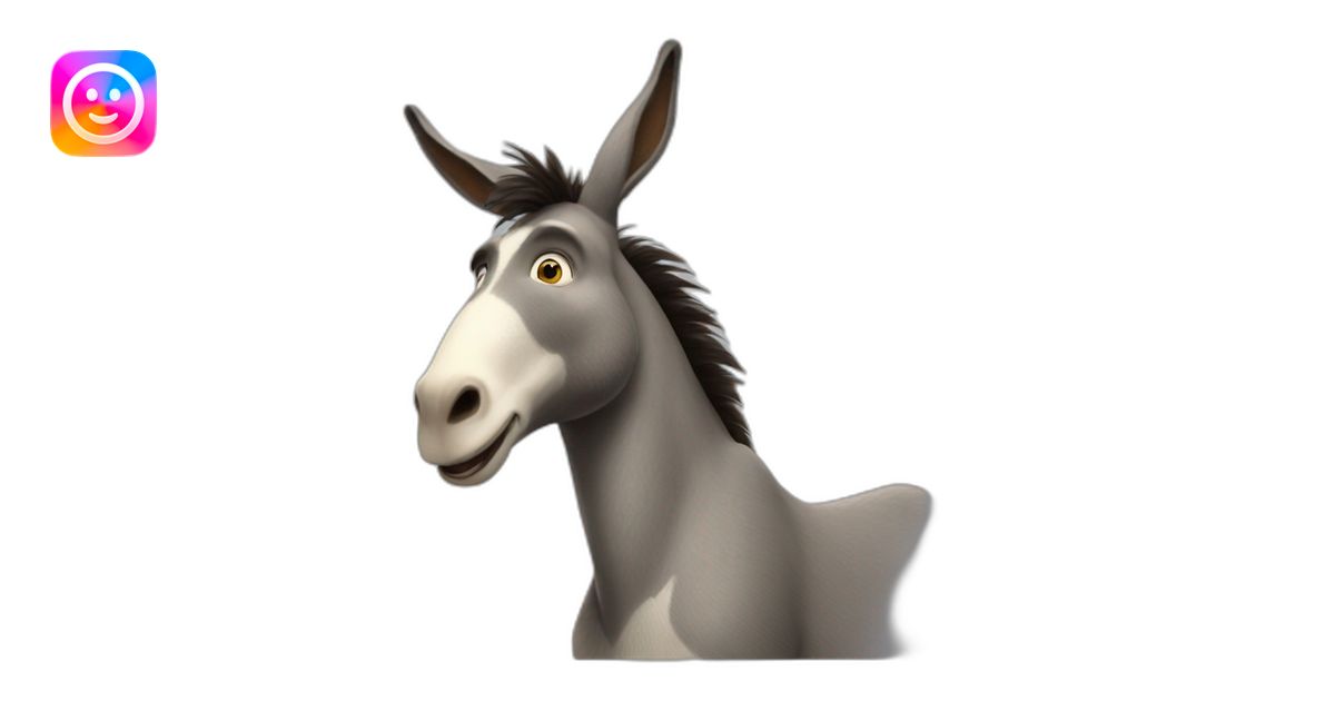 donkey in shrek emoji | AI Emoji Generator