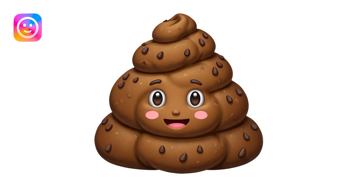 a poop emoji | AI Emoji Generator