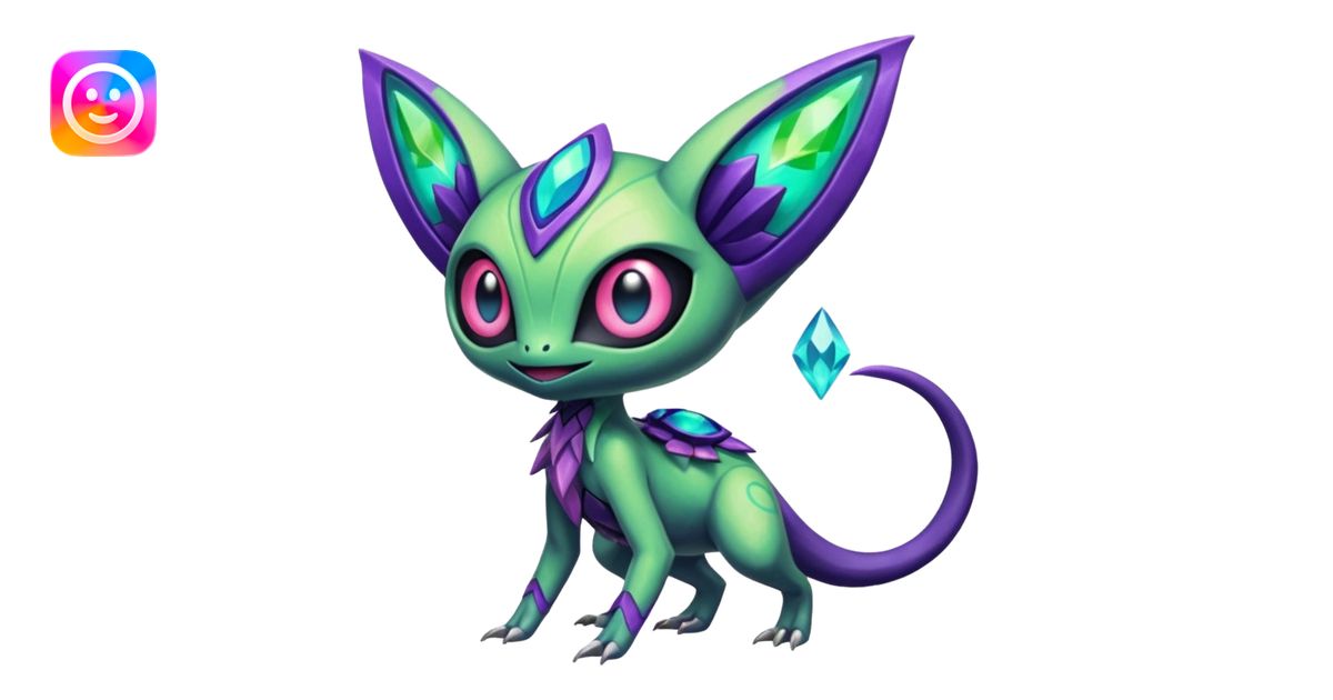 Colorful Exotic Meloetta-Sableye-Virizion-Venom-Stitch-Fakémon-creature ...