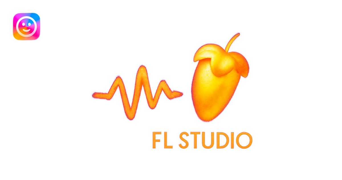 FL Studio logo with a sound wave meme | AI Emoji Generator