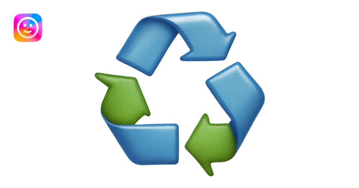 piece of recycled plastic emoji | AI Emoji Generator