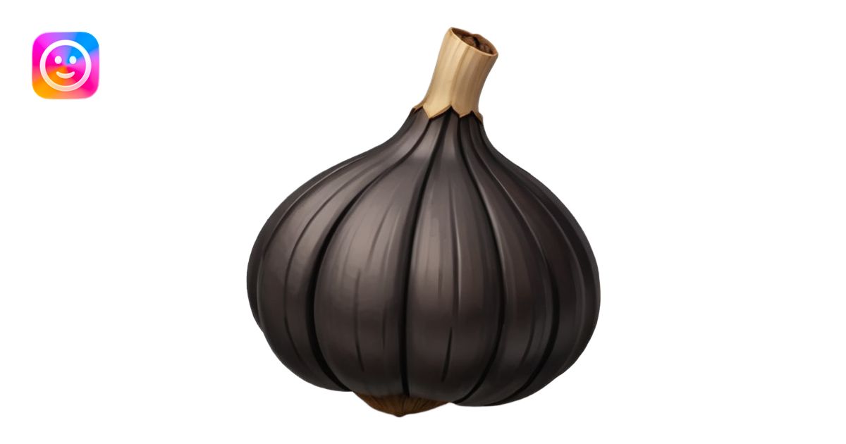 black garlic emoji | AI Emoji Generator