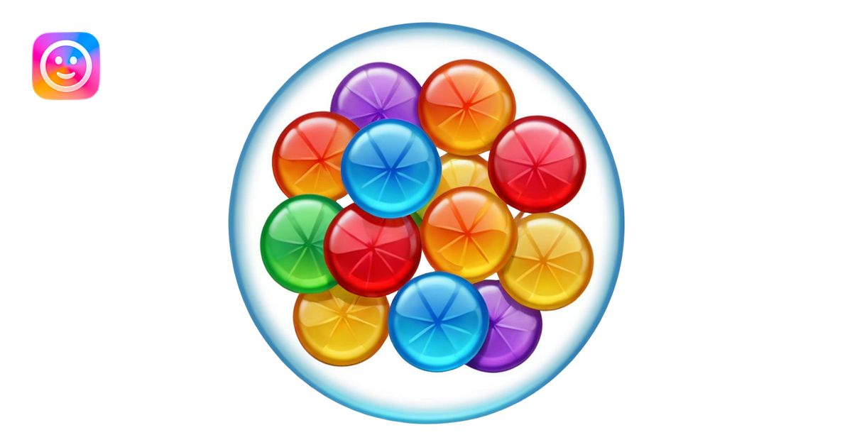 candy retro just one emoji | AI Emoji Generator