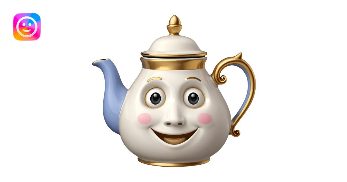 A character from the fairy tale Beauty and the Beast: Mrs. Potts, the ...