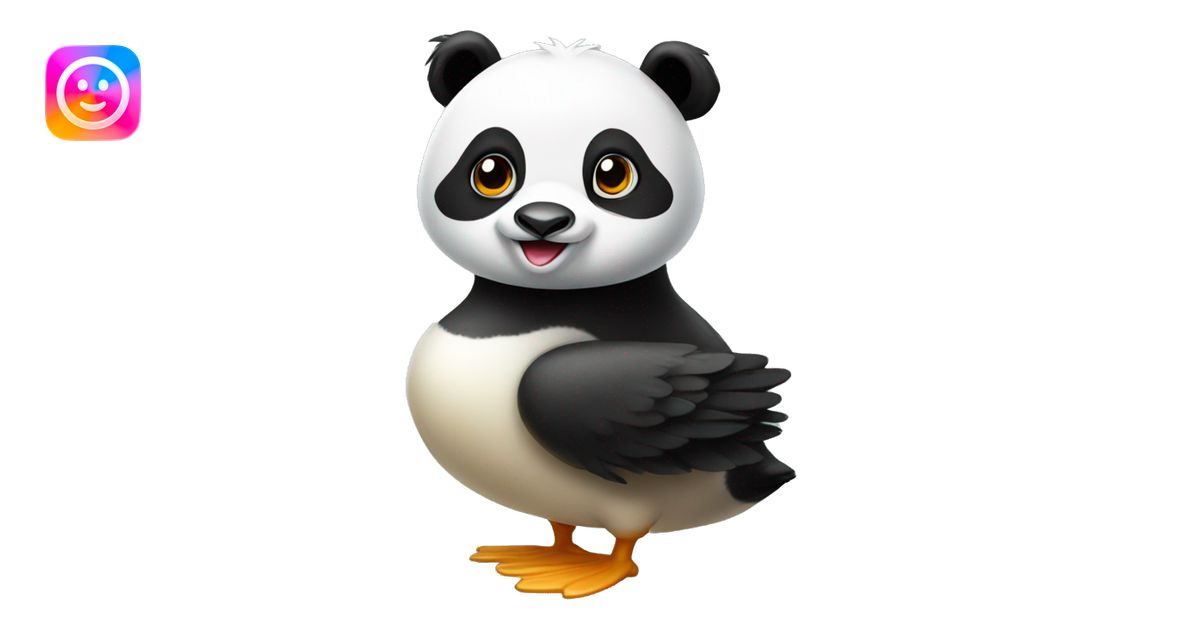 panda duck emoji | AI Emoji Generator