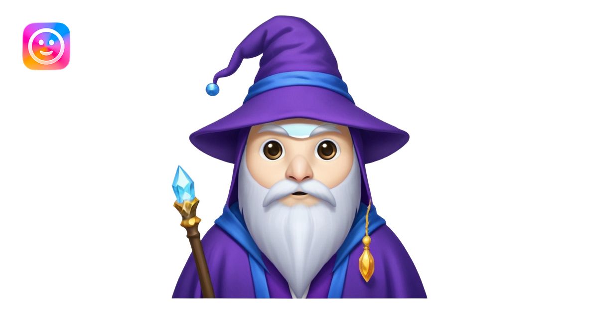 Penguin Wizard emoji | AI Emoji Generator