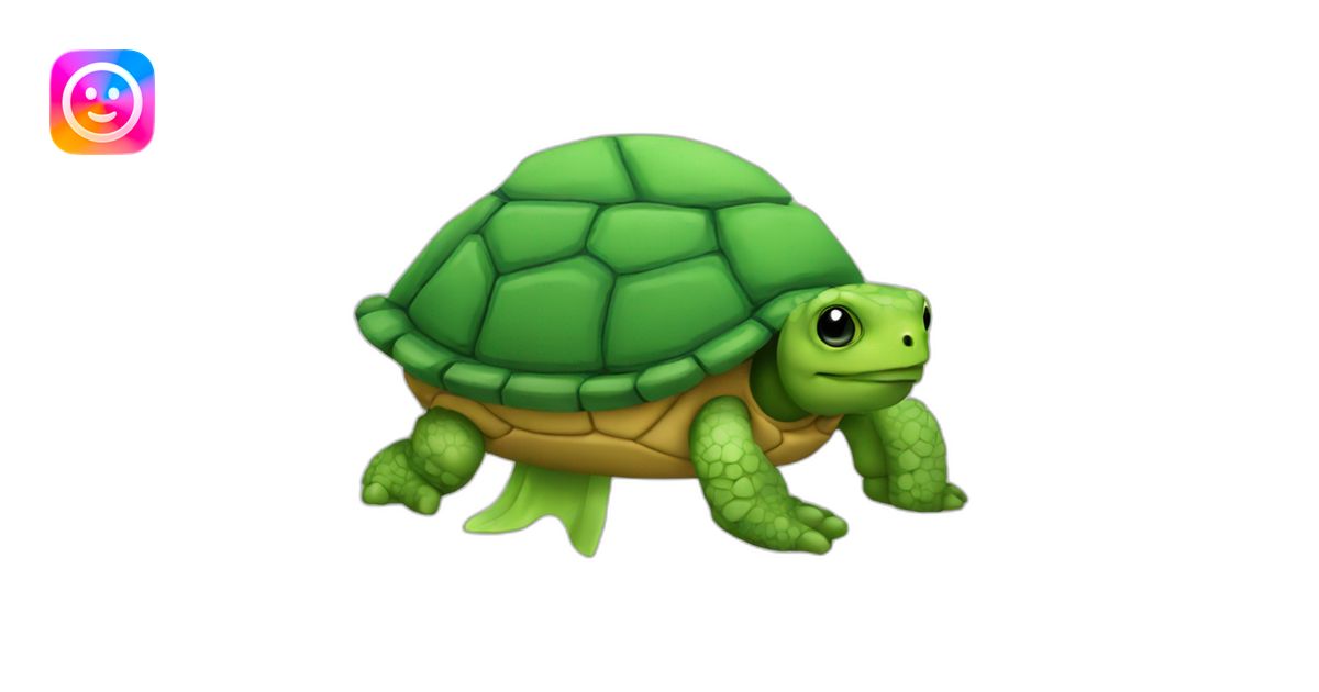 Follet tortuga emoji | AI Emoji Generator