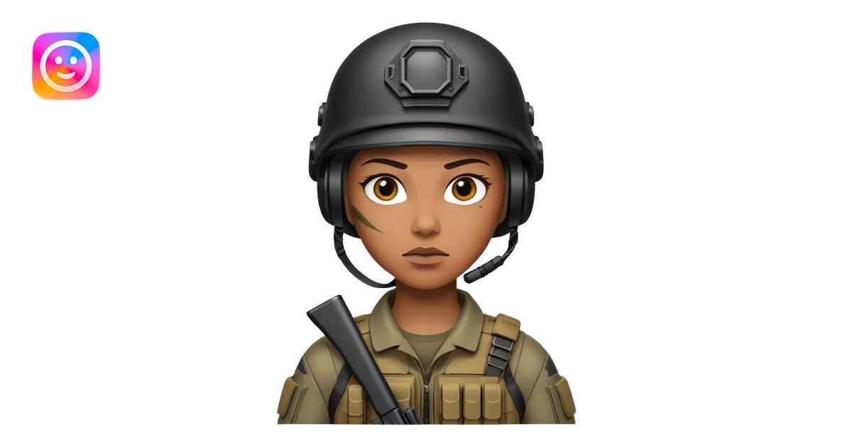 Black Ops Agent emoji | AI Emoji Generator