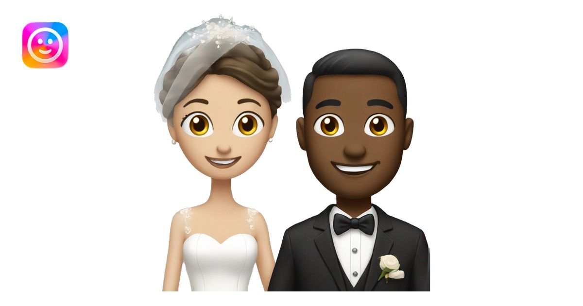 bride and groom emoji | AI Emoji Generator