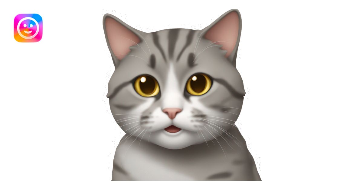 silly cat meme emoji | AI Emoji Generator