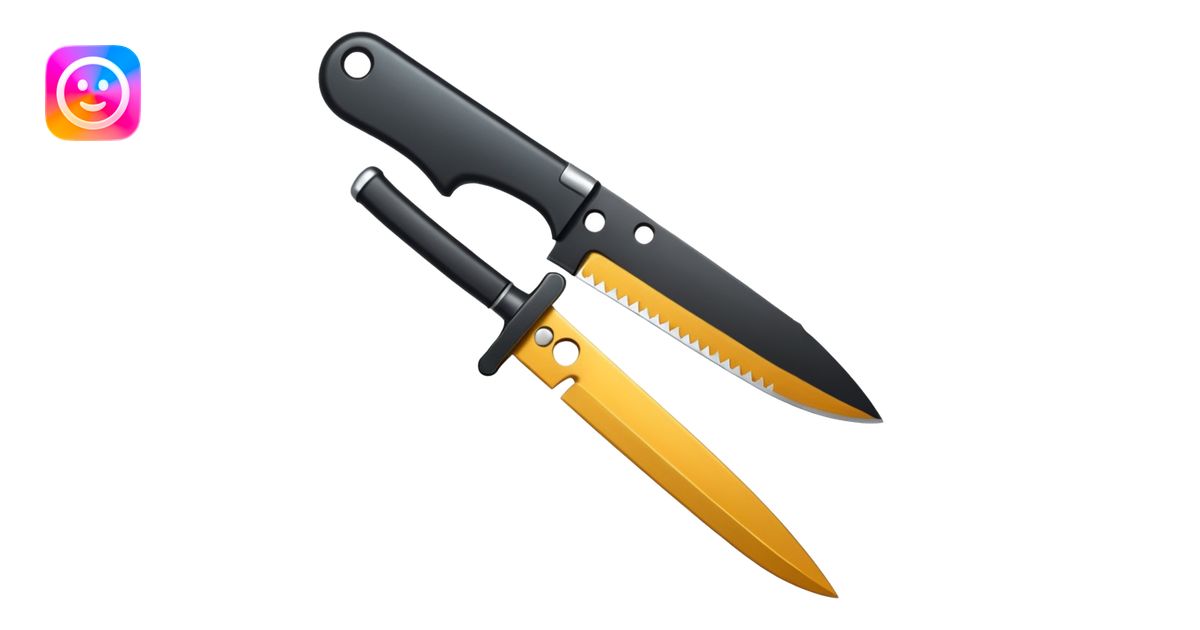 Emo knife emoji | AI Emoji Generator