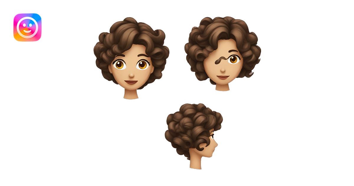 Mujer con rodete y cabello con canas emoji | AI Emoji Generator