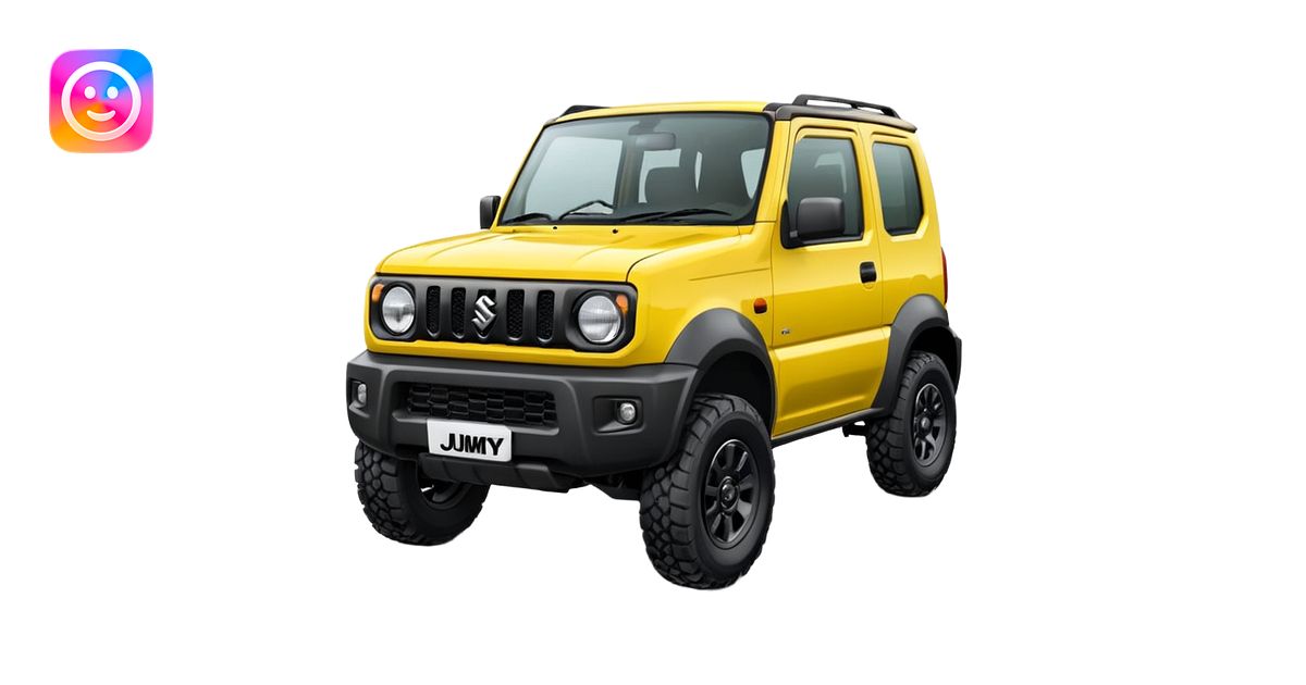 Yello Suzuki jimny emoji | AI Emoji Generator