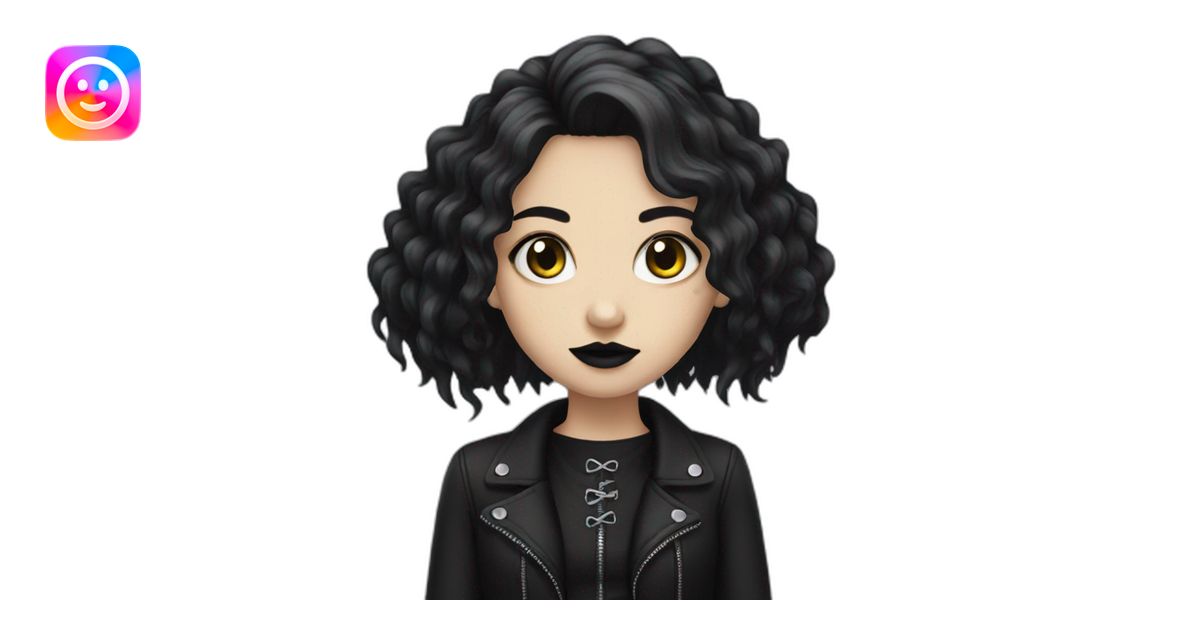 Goth girl emoji | AI Emoji Generator