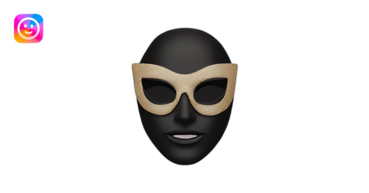 Gucci Anonymous mask emoji | AI Emoji Generator