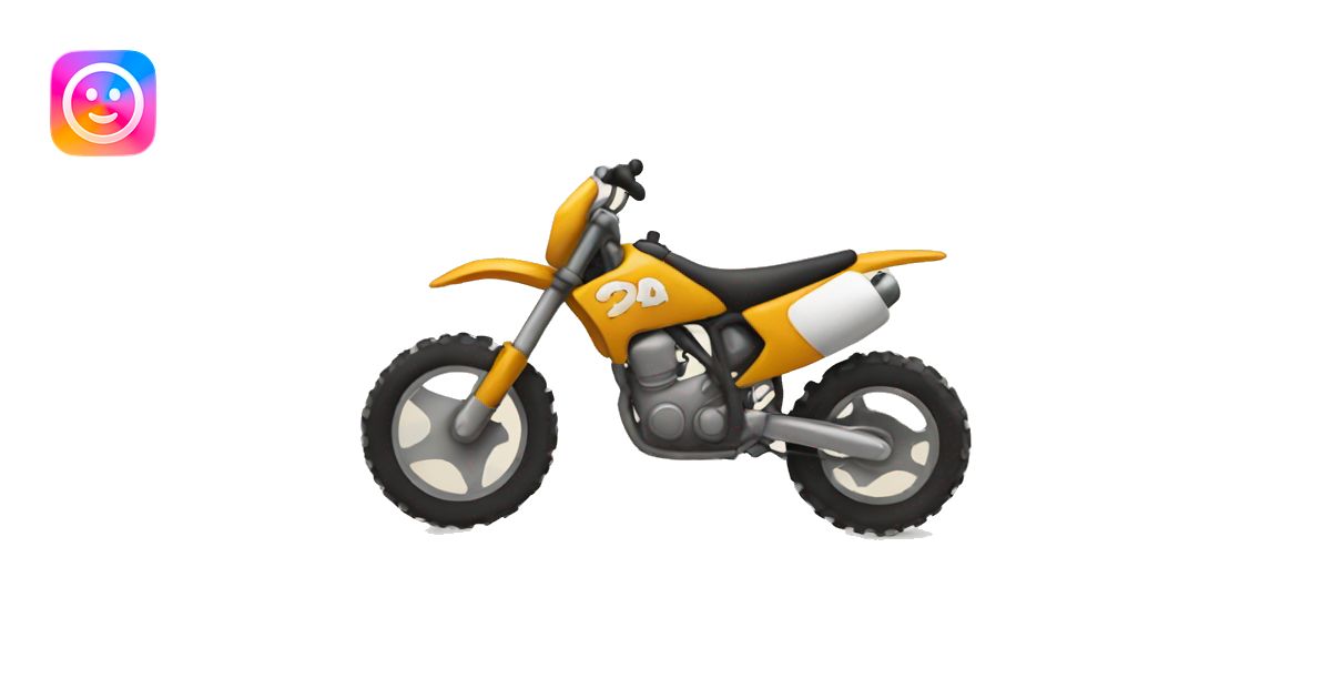 Dirt bike emoji | AI Emoji Generator