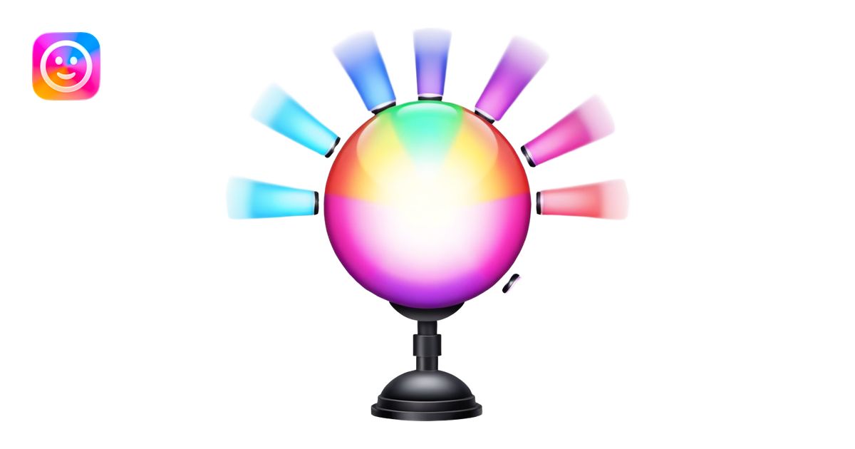 Stage lights emoji | AI Emoji Generator