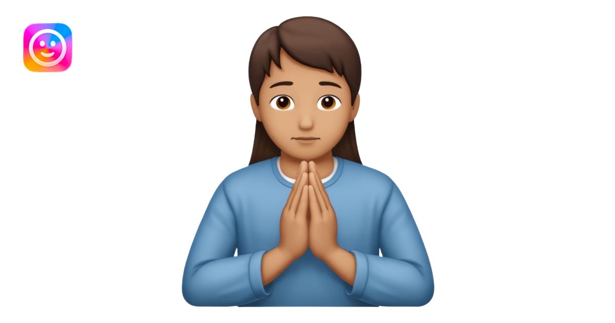 prayer hands emoji emoji | AI Emoji Generator
