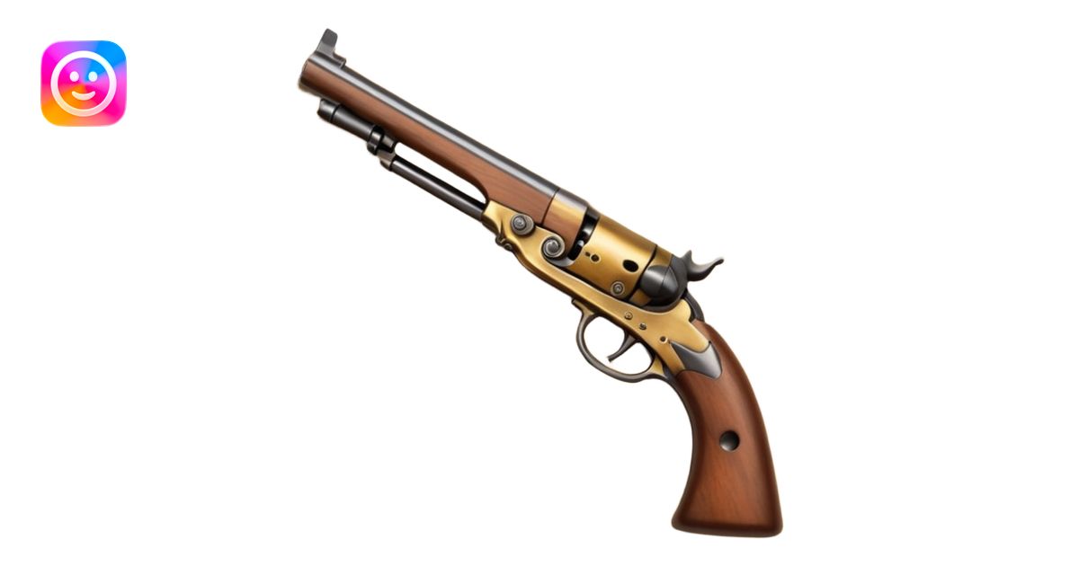 x marks the spot with flintlock pistols emoji | AI Emoji Generator