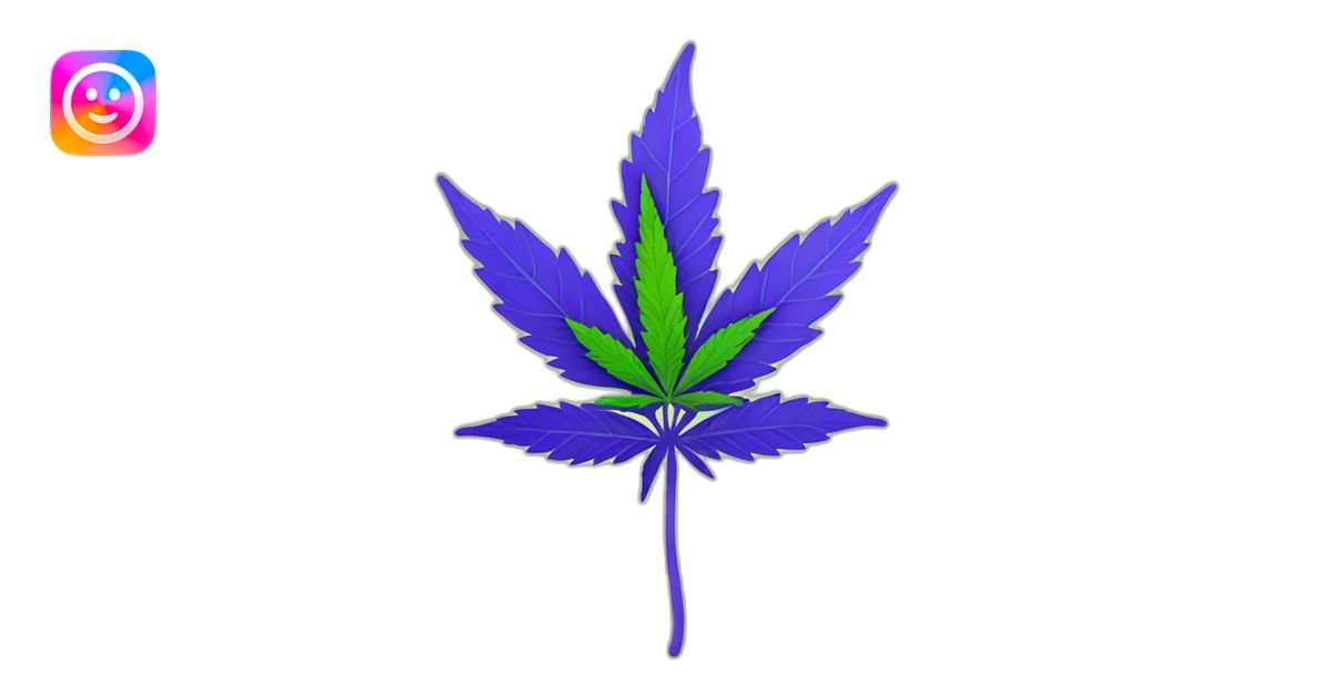 Fleur de cannabis emoji | AI Emoji Generator