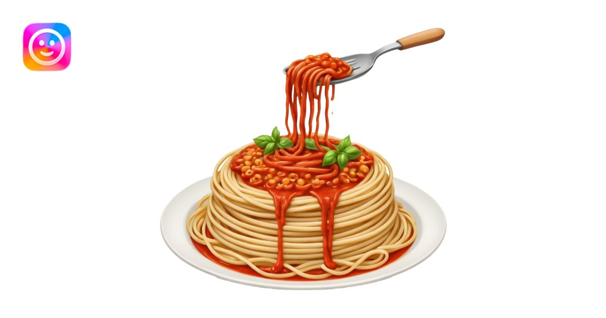 spaghetti emoji | AI Emoji Generator