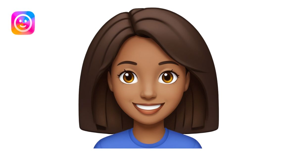 K-Ci Hailey with dark brown hair emoji | AI Emoji Generator