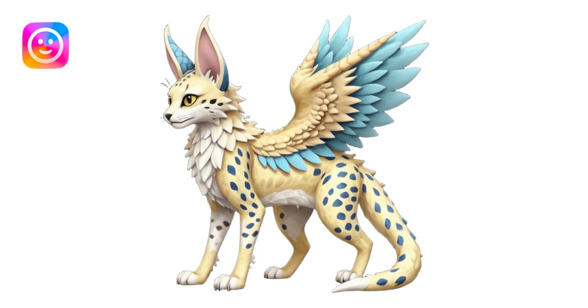 Epic complex detailed realistic aesthetic-scenic-Fakémon-Trico-Sergal ...