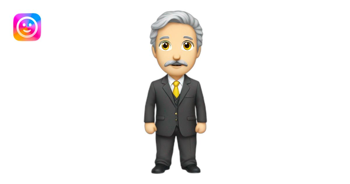 dapper gentleman in formal attire emoji | AI Emoji Generator