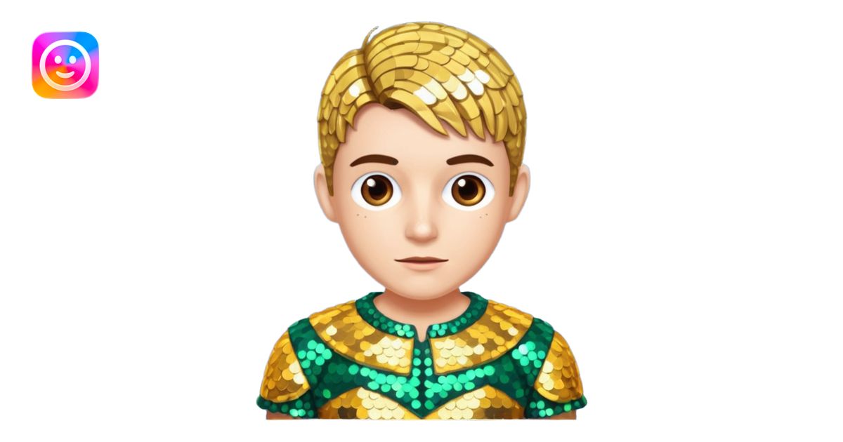 Robin with Sequin Outfit emoji | AI Emoji Generator