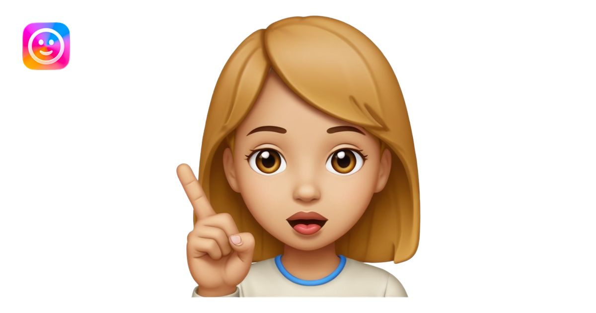 Un fille a la tête de caca et avec un doigt d'honneur emoji | AI Emoji ...
