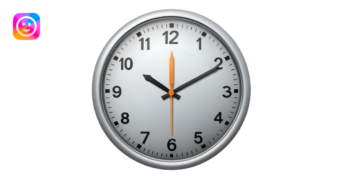 clock it emoji | AI Emoji Generator