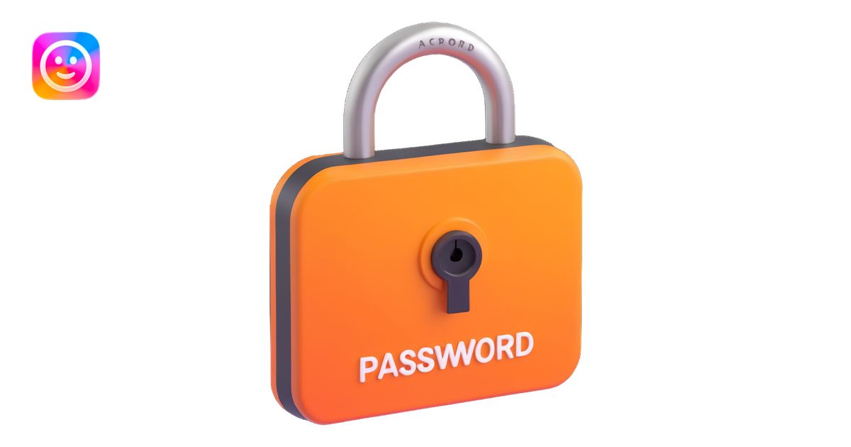 sécurité informatique et password emoji | AI Emoji Generator