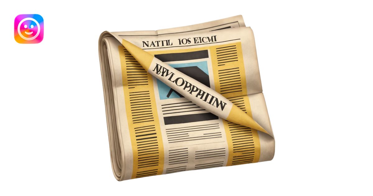 newspaper emoji | AI Emoji Generator