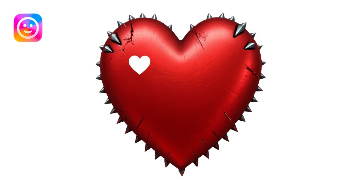 punk heart emoji | AI Emoji Generator