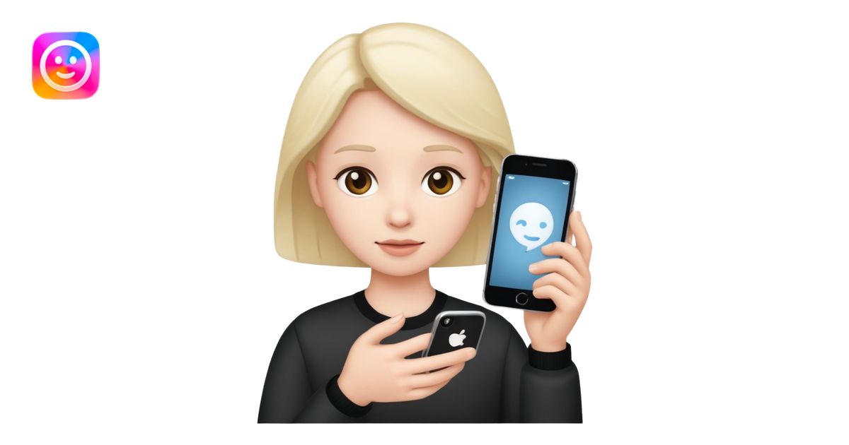 scrolling addiction phone emoji | AI Emoji Generator