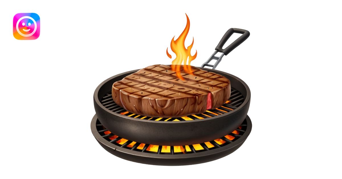 Restaurant Sign steak emoji | AI Emoji Generator