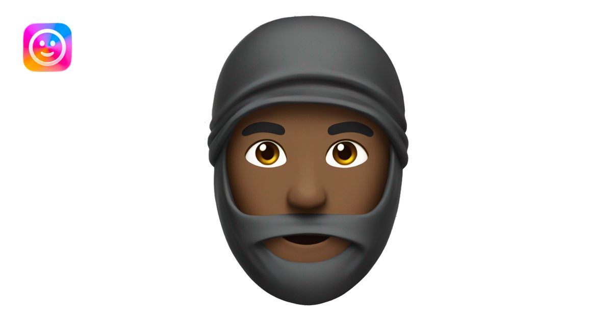 Le Ninja brun de nonja emoji | AI Emoji Generator