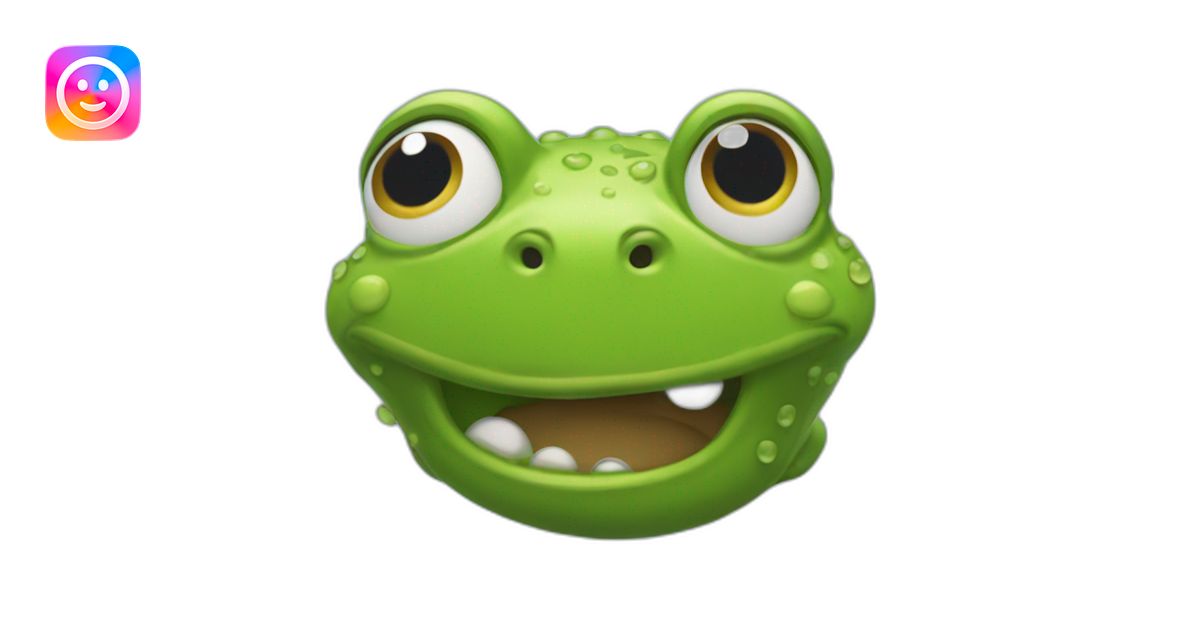 Simpsons cry frog emoji | AI Emoji Generator