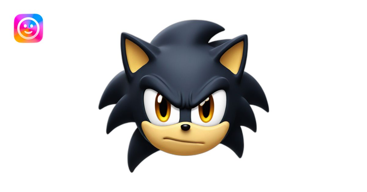 shadow sonic emoji | AI Emoji Generator